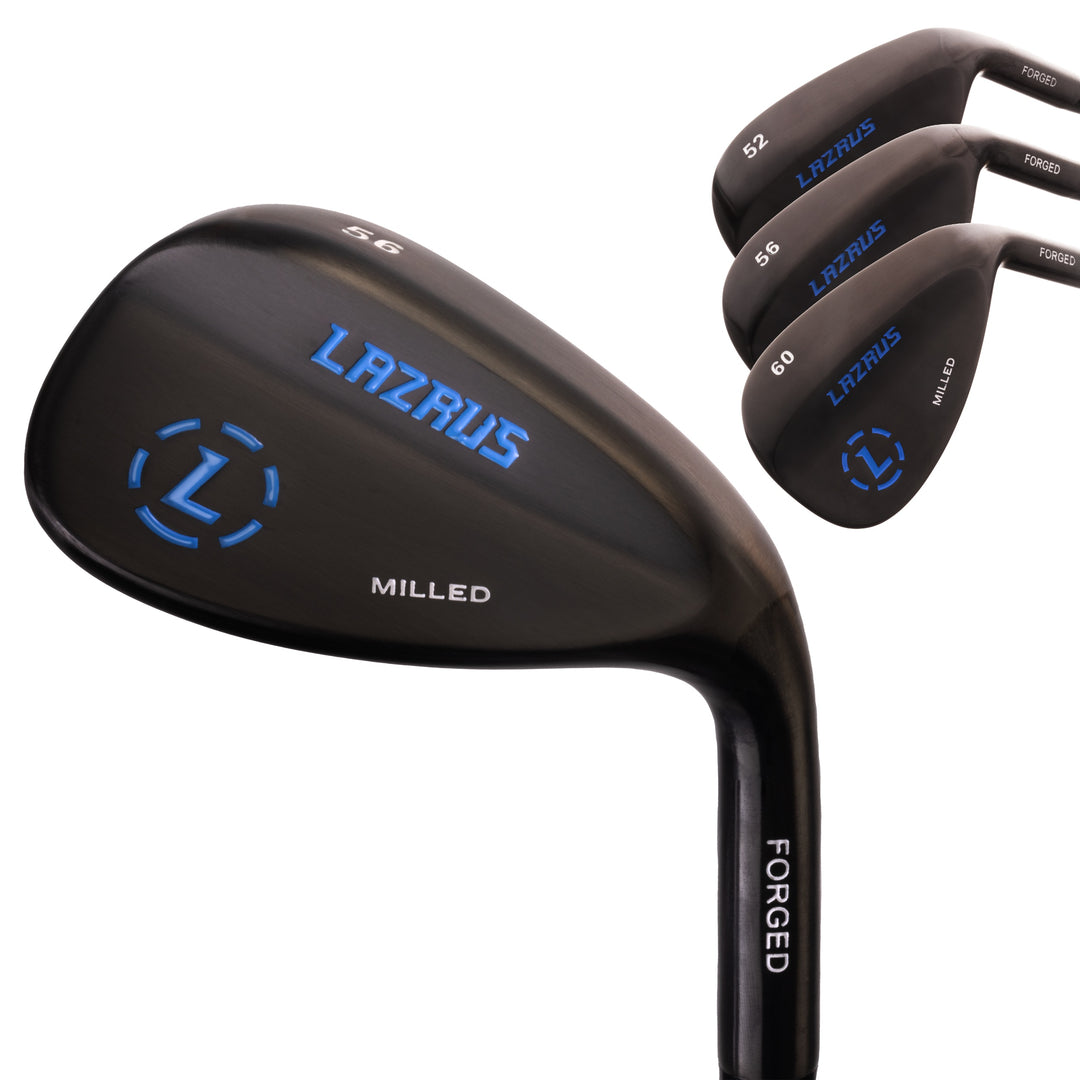 LAZRUS Forged Golf Wedges Set - Premium 52 Gap, 56 Sand, 60 Lob Wedge ...